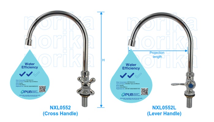 Cross Handle & Lever Handle Quick Action Tap With Projection Spout ...