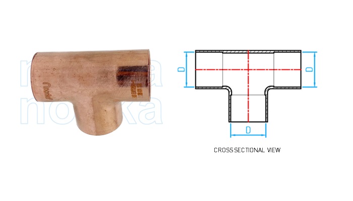 Capillary Equal Tee| Norika in Singapore